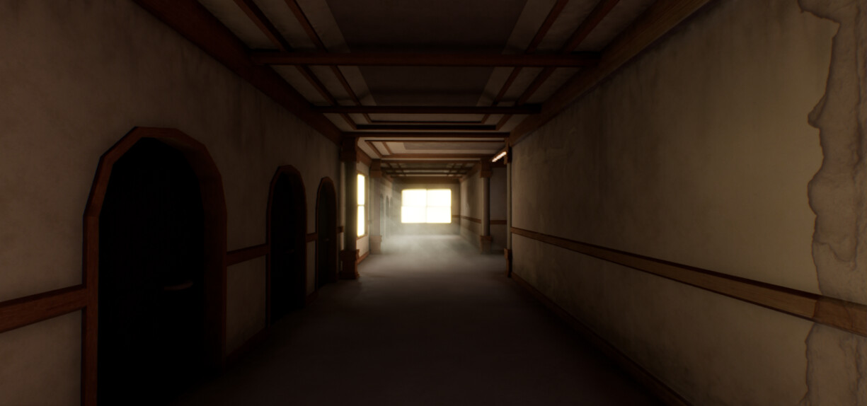 ArtStation - Indoor Hallway Level