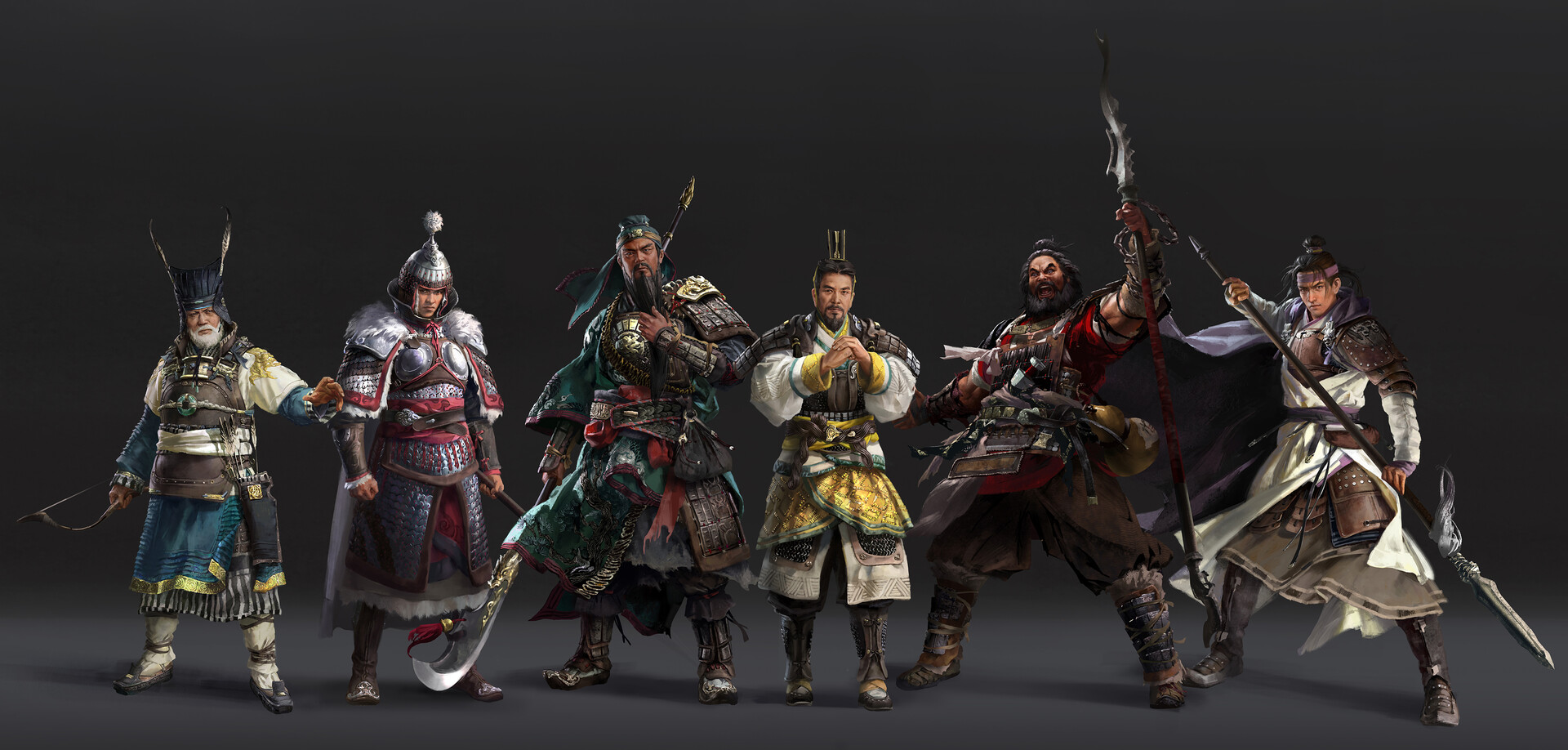 ArtStation - Total War Three Kingdoms-Character design_Kingdom of Shu