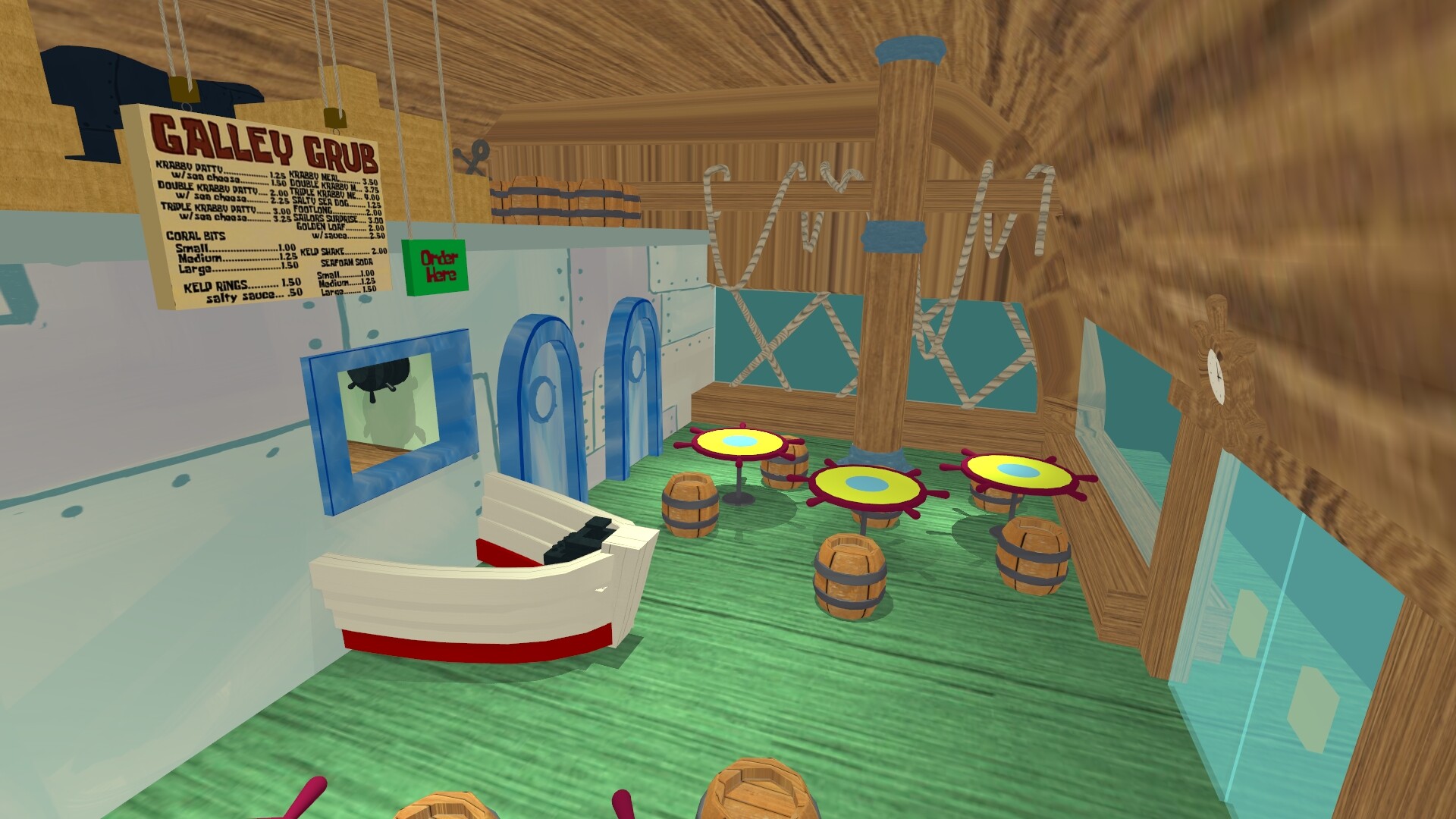 Krusty Krab Interior 3572