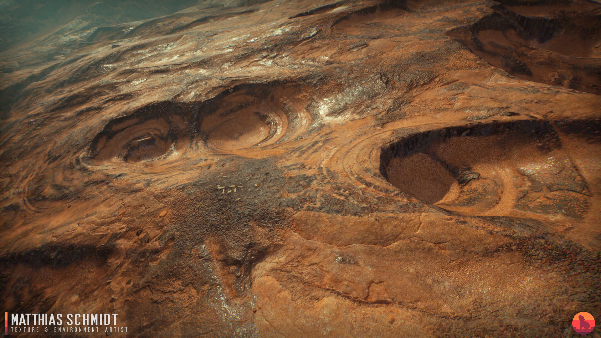 Matthias Schmidt - Alien Planet Layered Terrain Substances