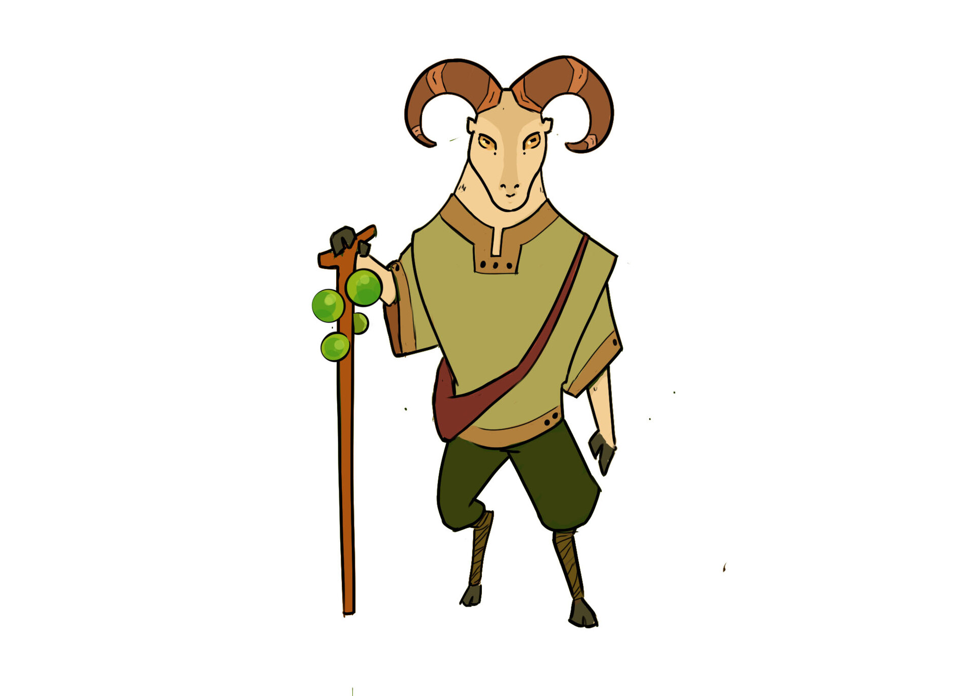 ArtStation - goat man construction