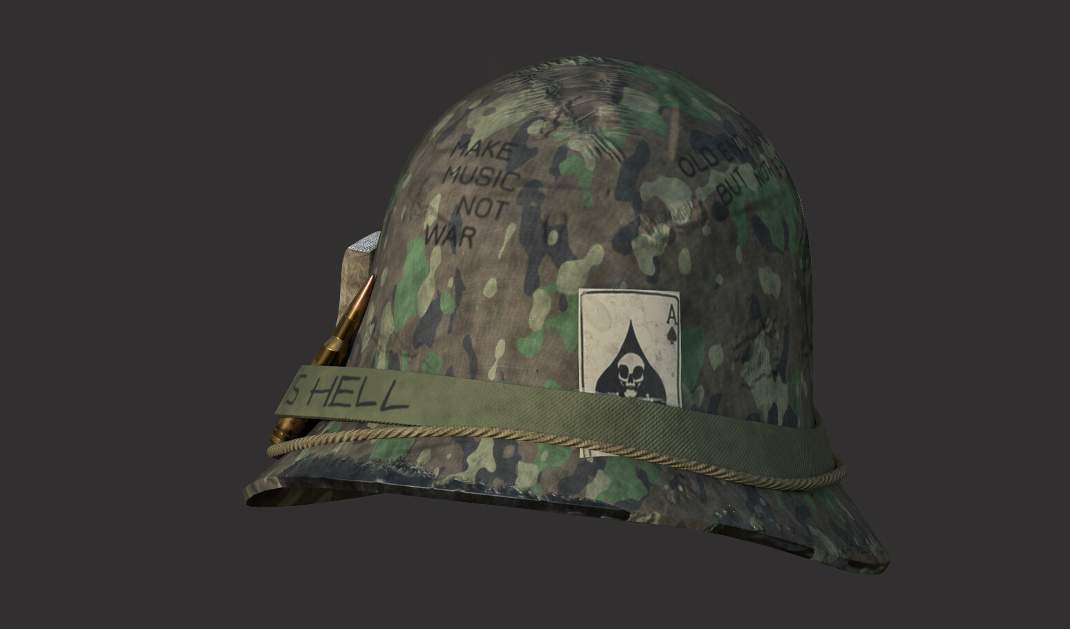 ArtStation - Military Helmet with an M1