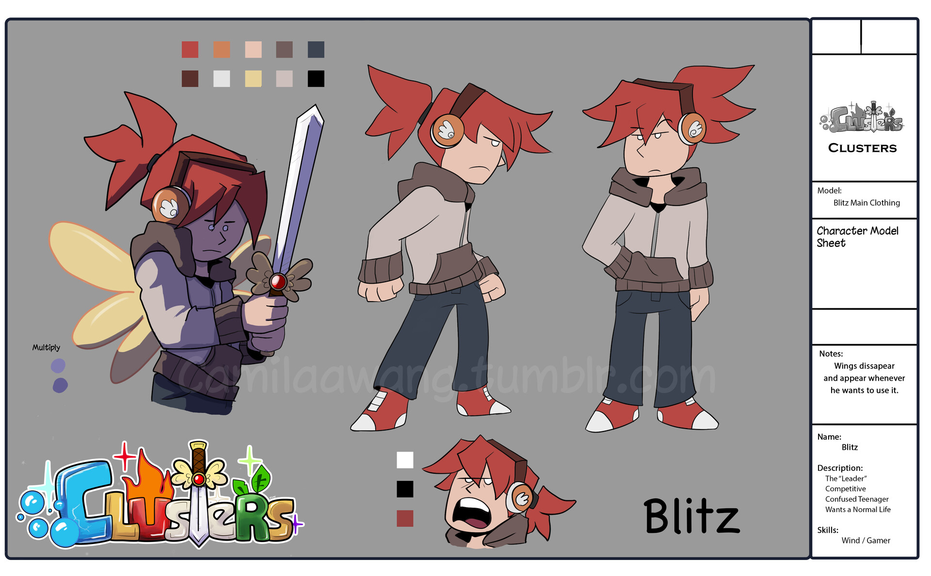 ArtStation - Clusters- Blitz Character Design