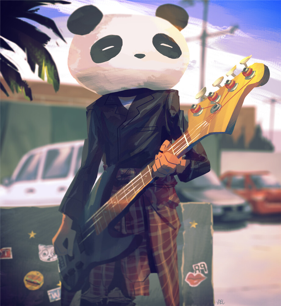 ArtStation - Panda Bassist