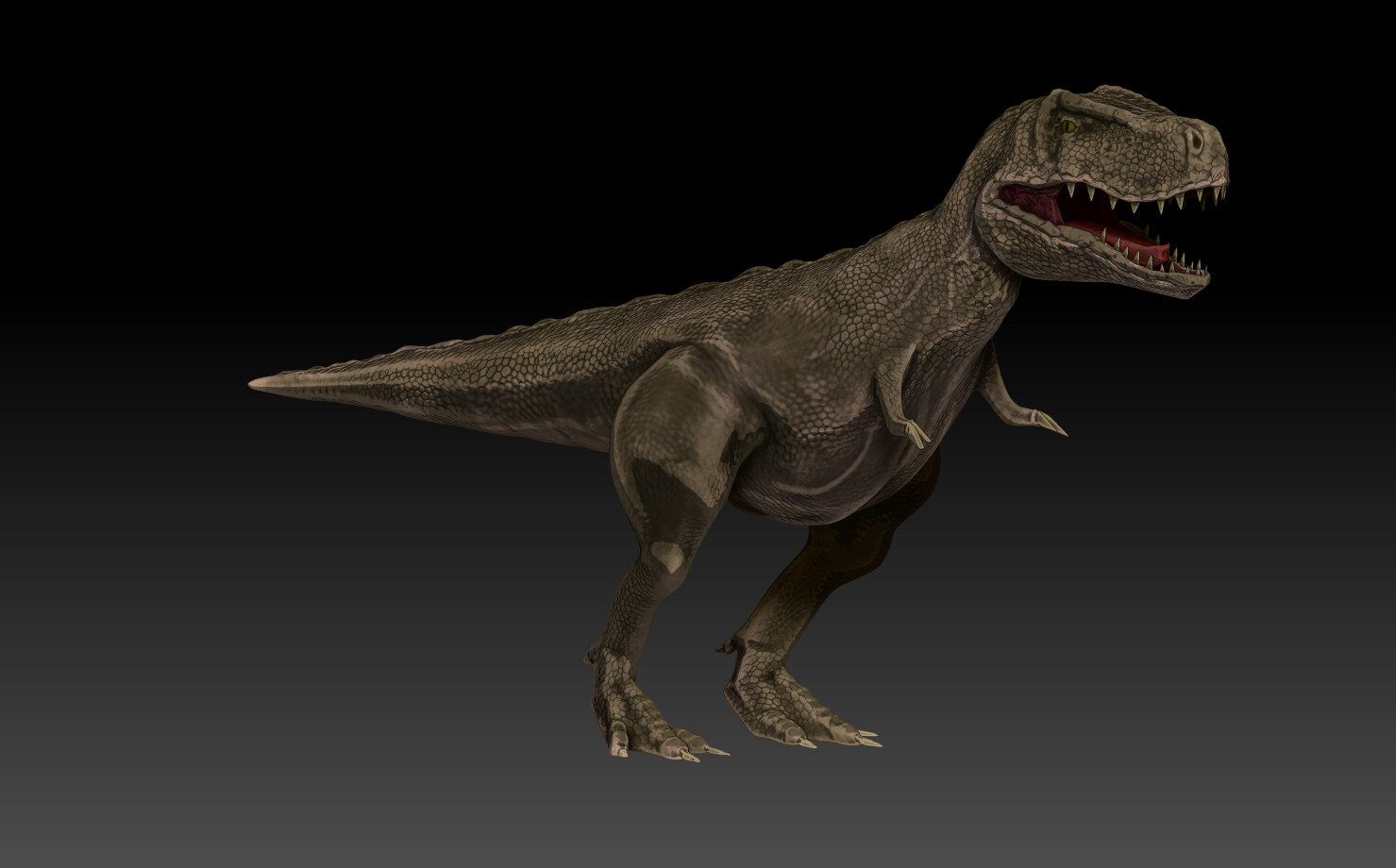 ArtStation - Low-Poly T-Rex