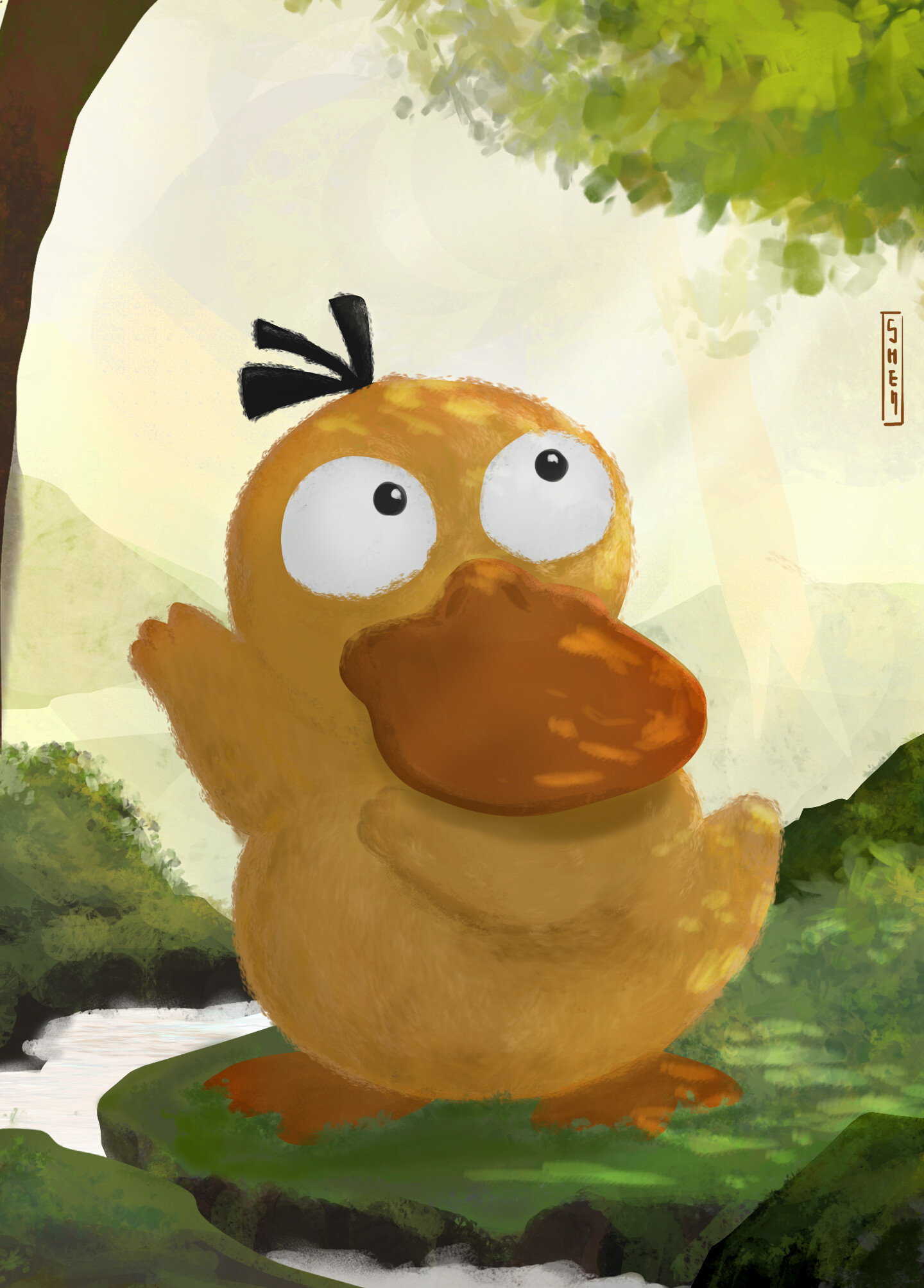 ArtStation - Psyduck