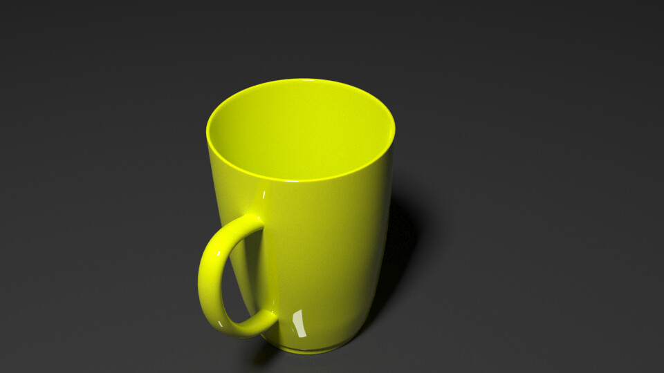ArtStation - Yellow Cup