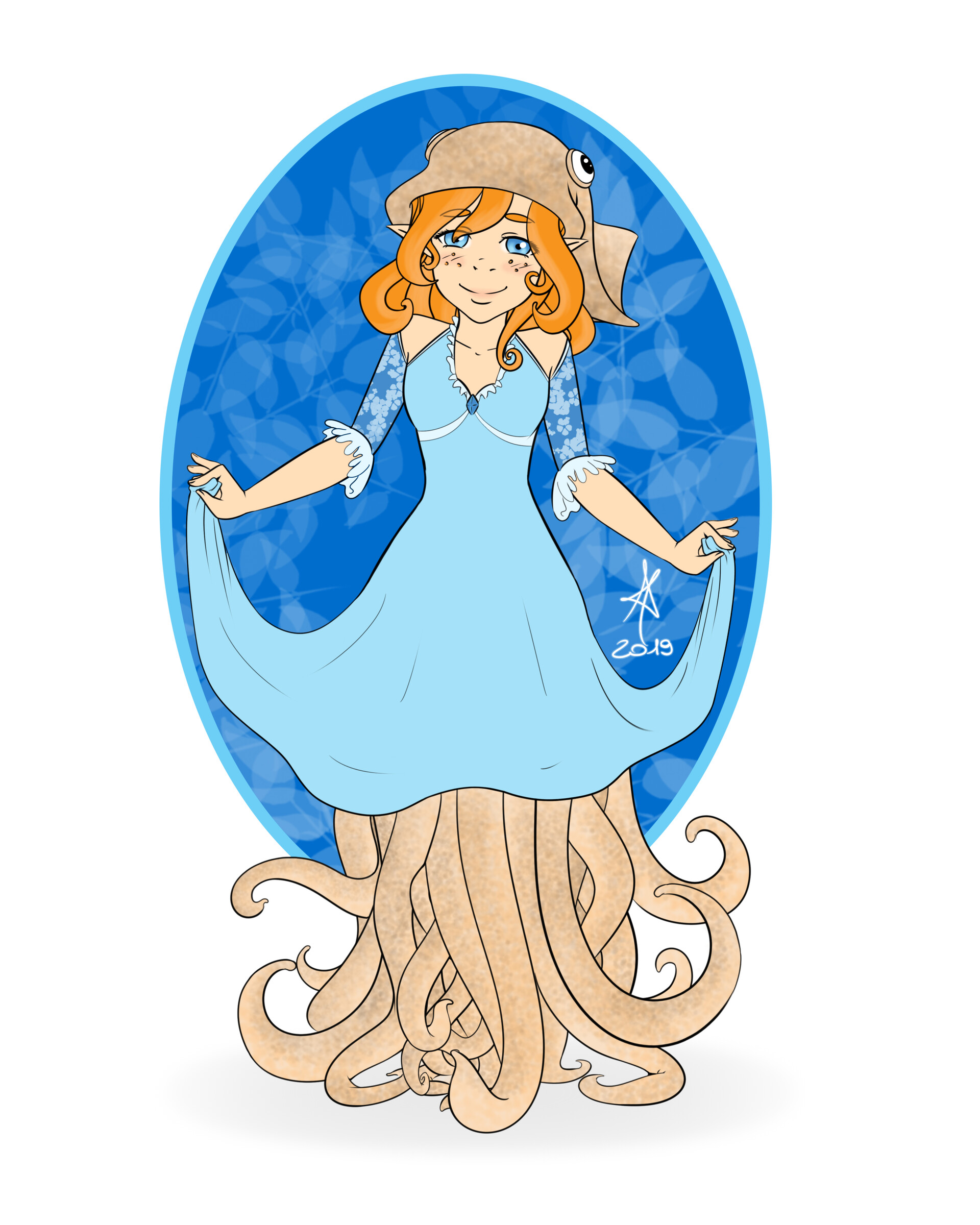 ArtStation - MerMay 2019: Day 8 - Squid