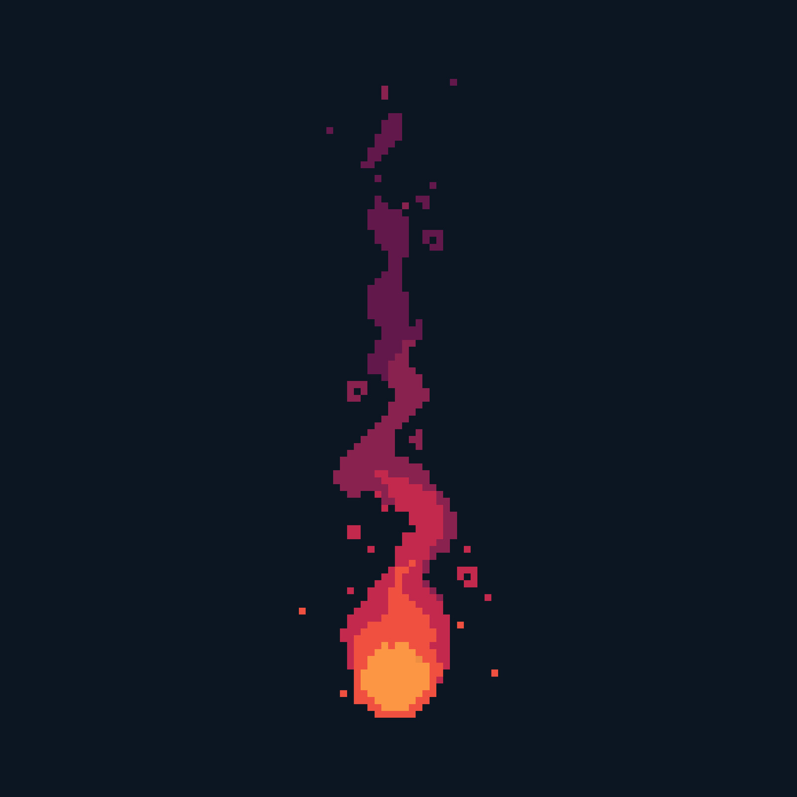Egor Filimonov - Comet pixel art
