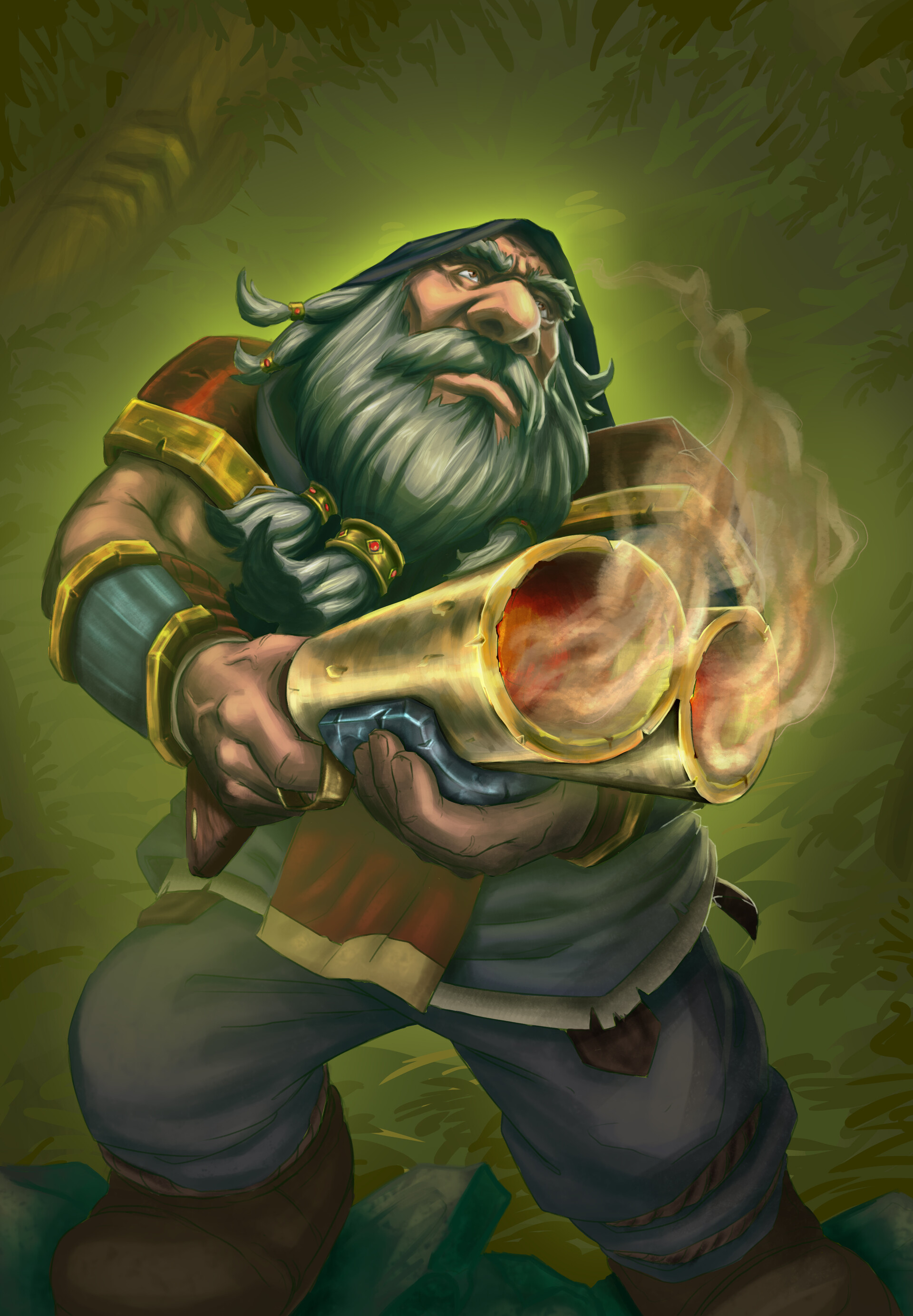 ArtStation - FanArt Dwarf HearthStone