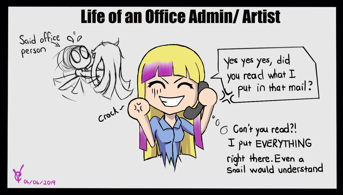 ArtStation - Life of an Office Admin/ Hobby Artist