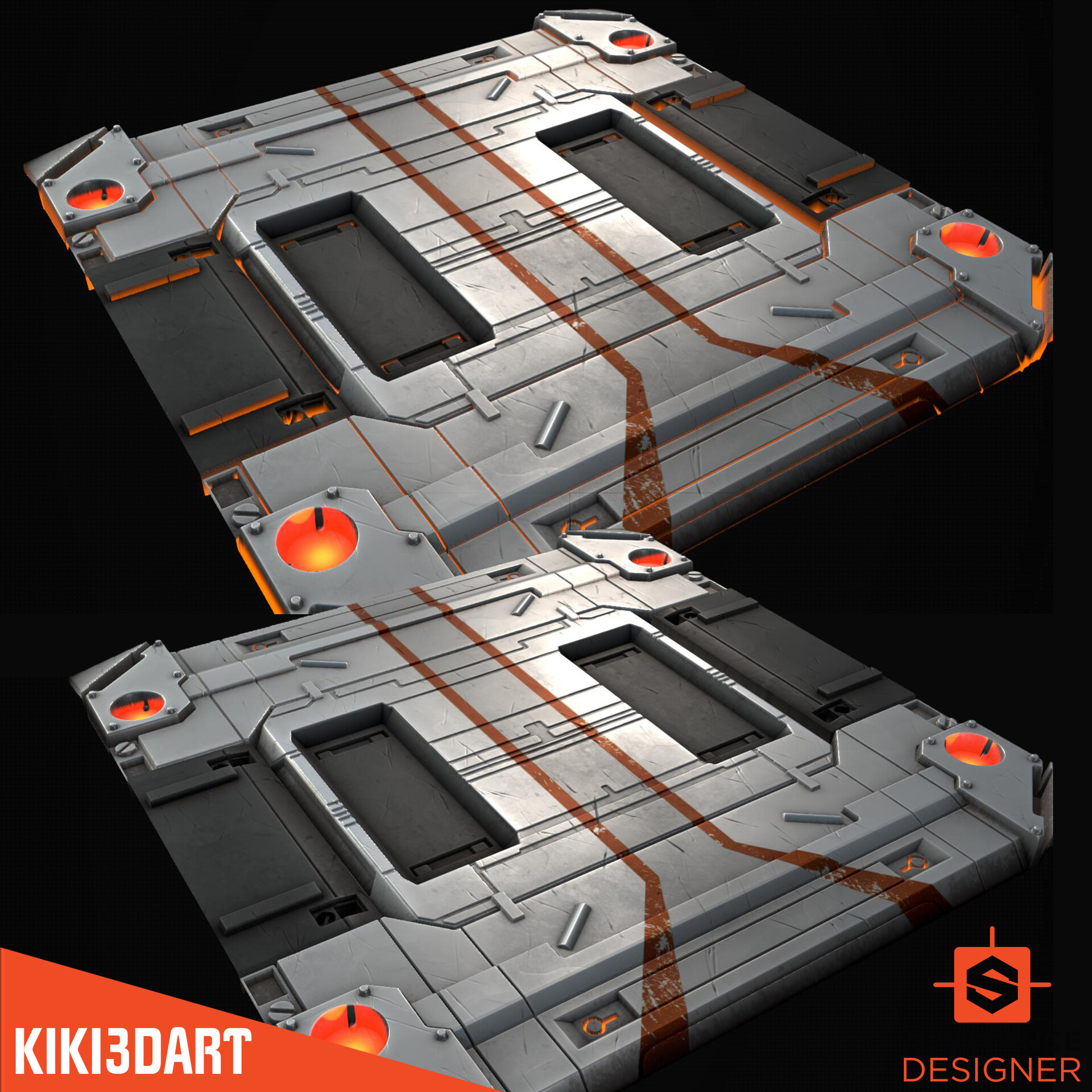 ArtStation - Sci-fi panel