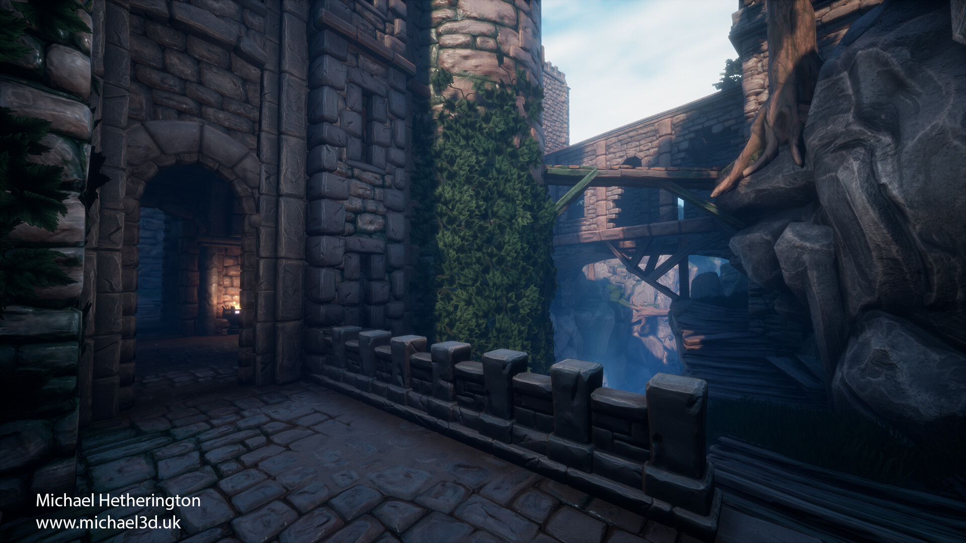 ArtStation - Cliffside Castle