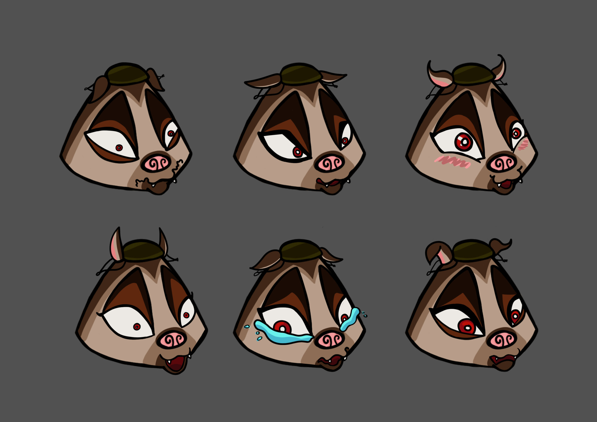 ArtStation - Sheila OC - Expression Sheet