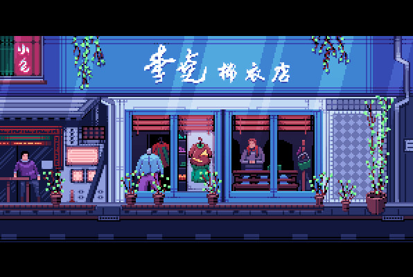 ArtStation - Random shop on random street