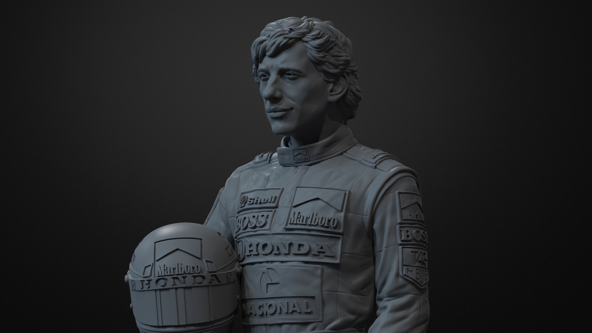 Bor Muha - Ayrton Senna Figure