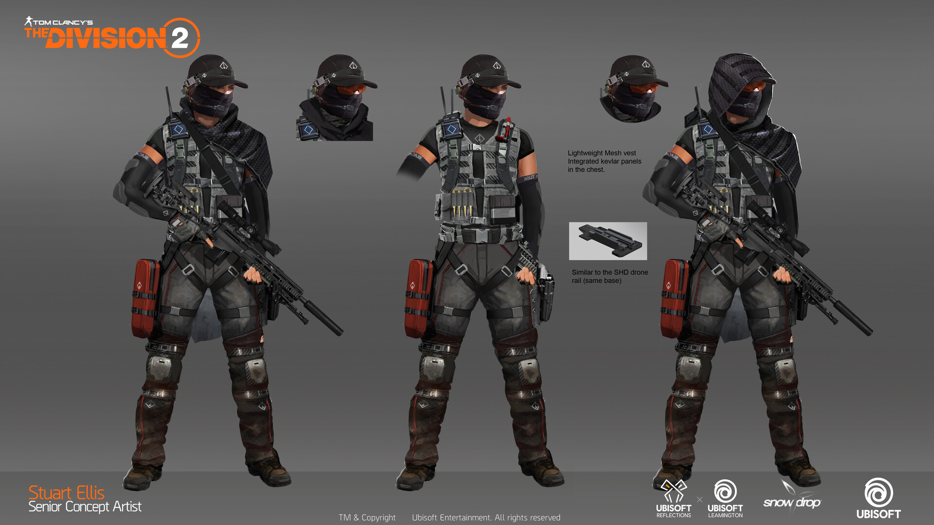 Stuart Ellis - Division 2 - Black Tusk Sniper Concept