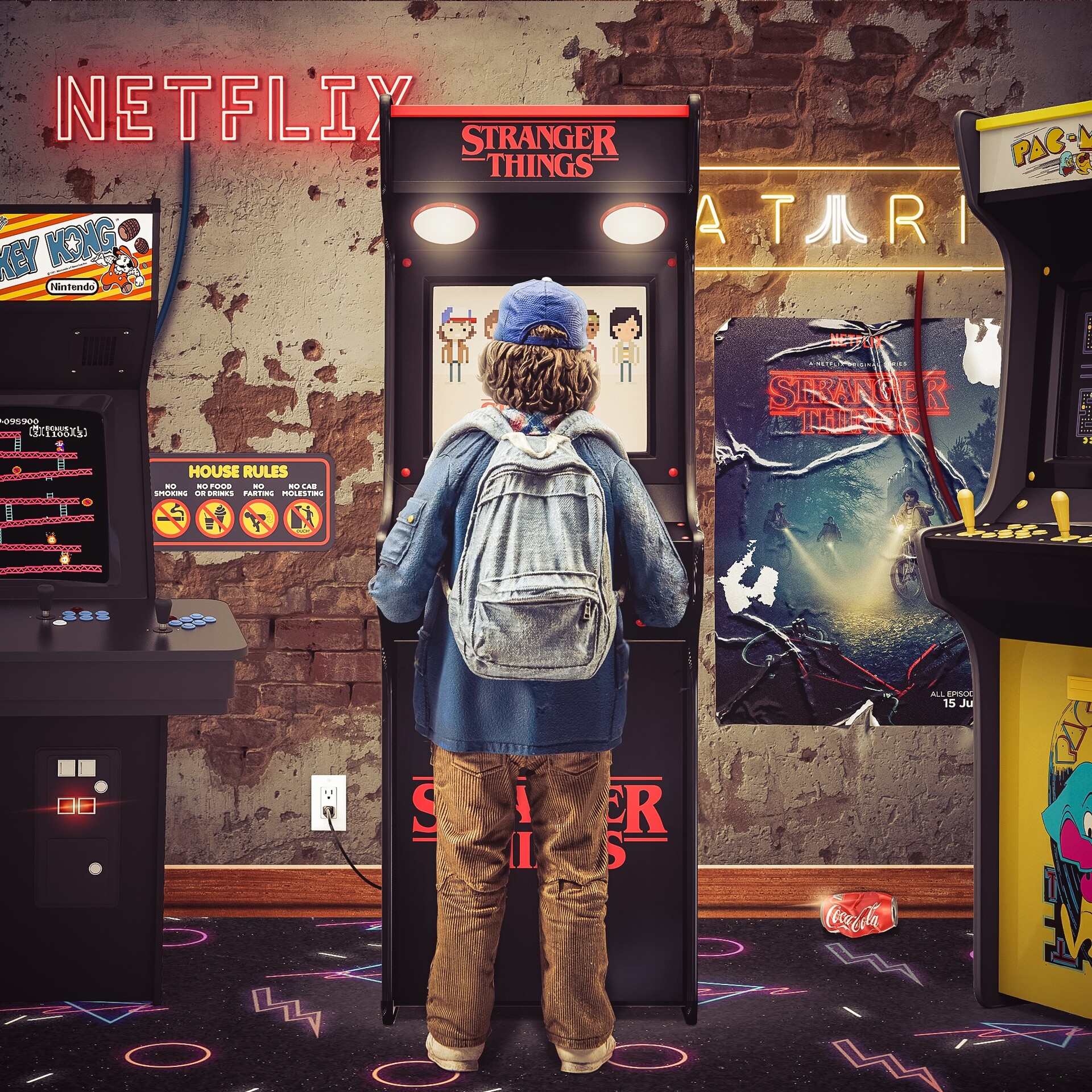 ArtStation - Dustin in Arcade