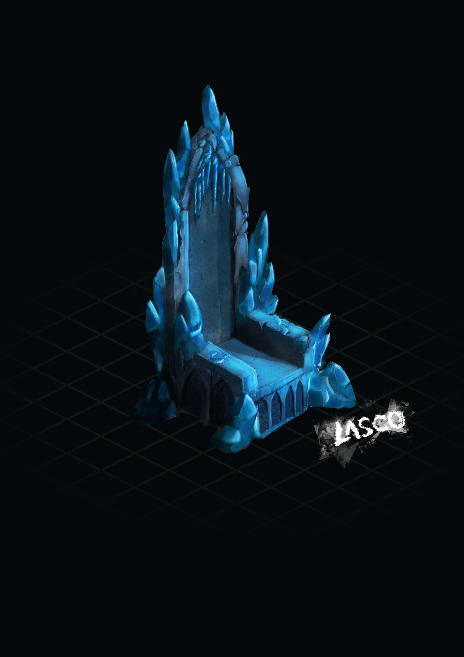 ArtStation - ice throne , Nicolas Bourgade (Lasco art)