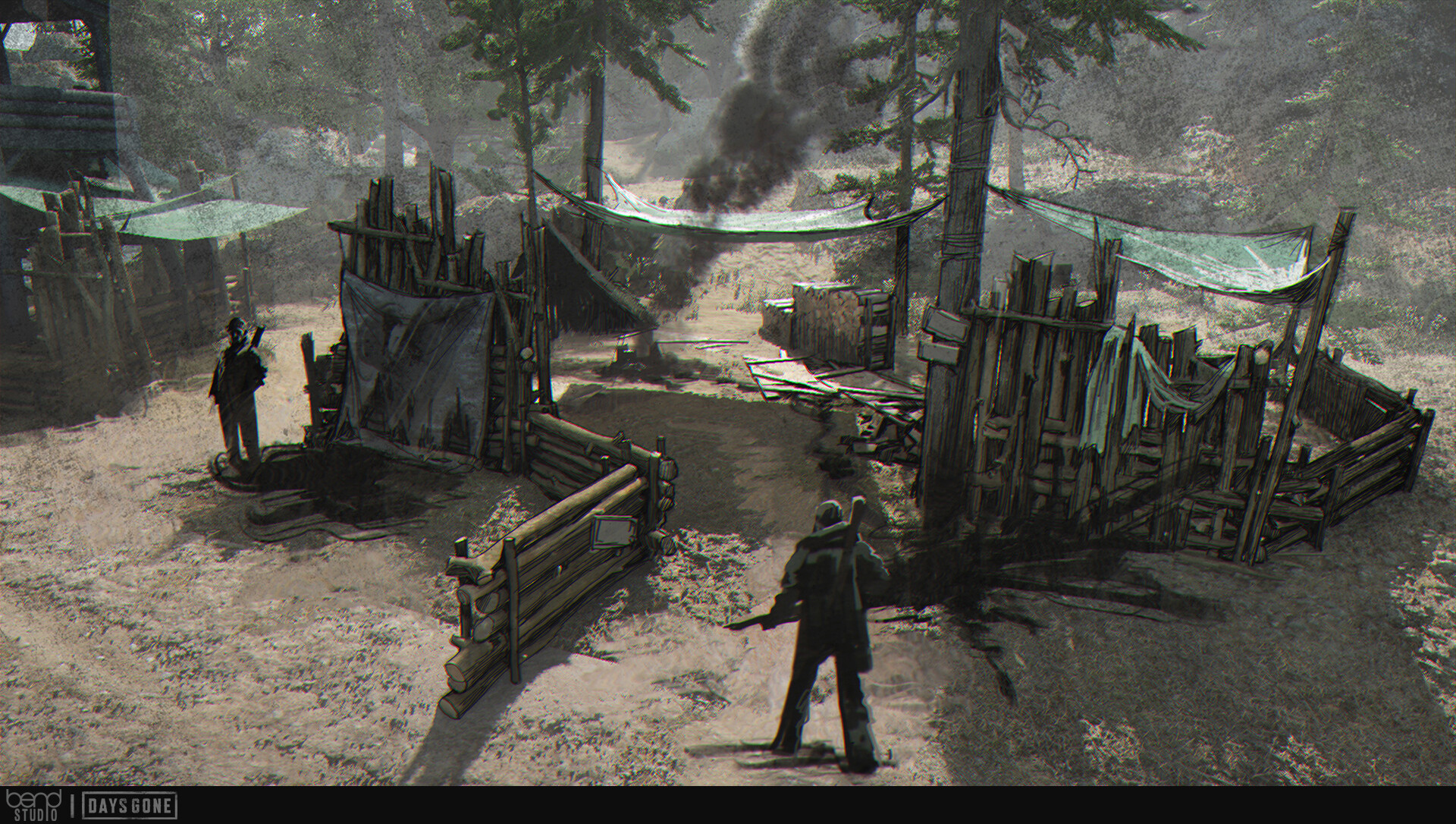 Hans Park Portfolio - 'Days Gone' Environment Concept Art Series_8