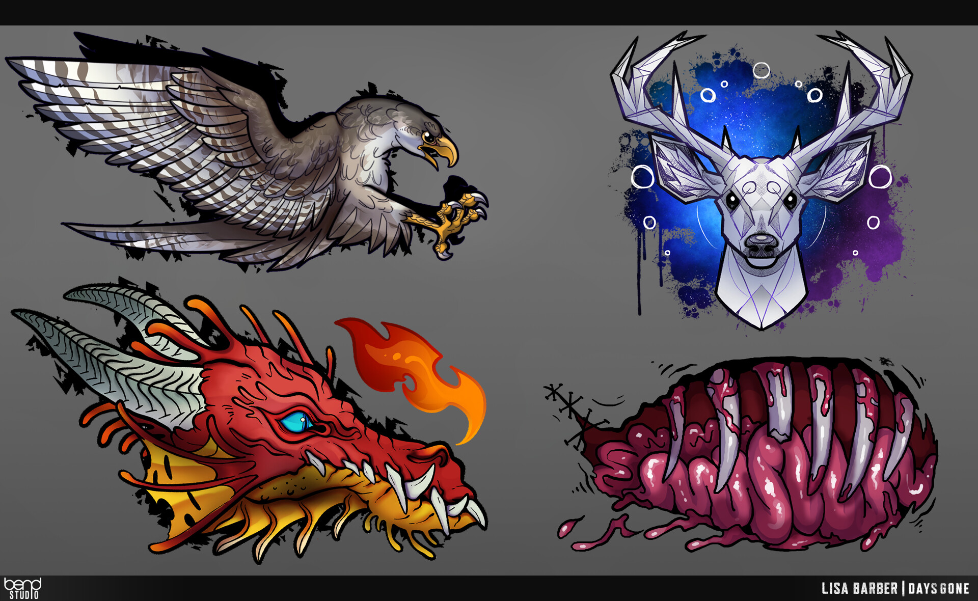 Lisa Barber - [DAYS GONE] Bike Decals