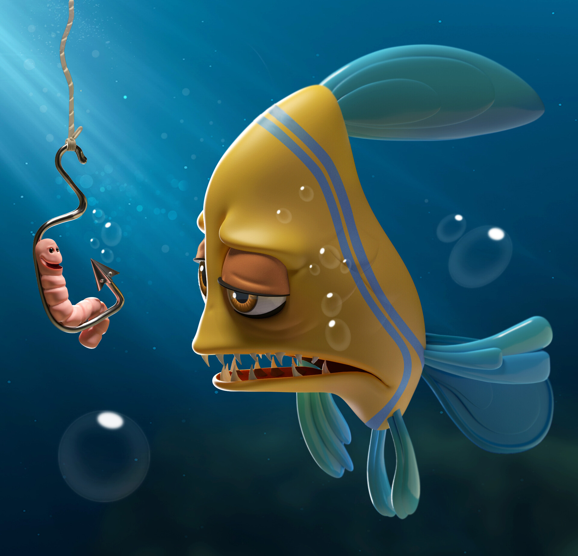 ArtStation - The fishing