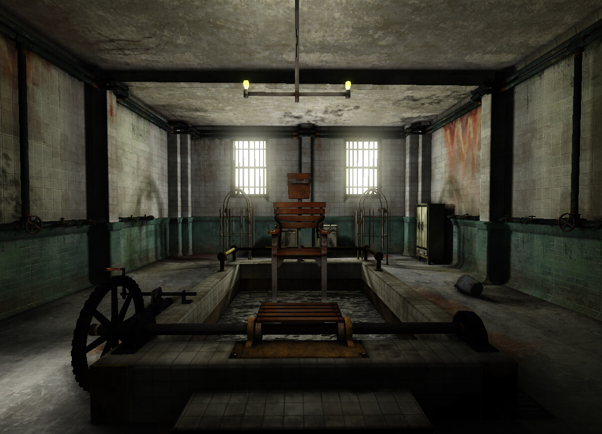 ArtStation - Lambeth Asylum, Hydrotherapy Chamber