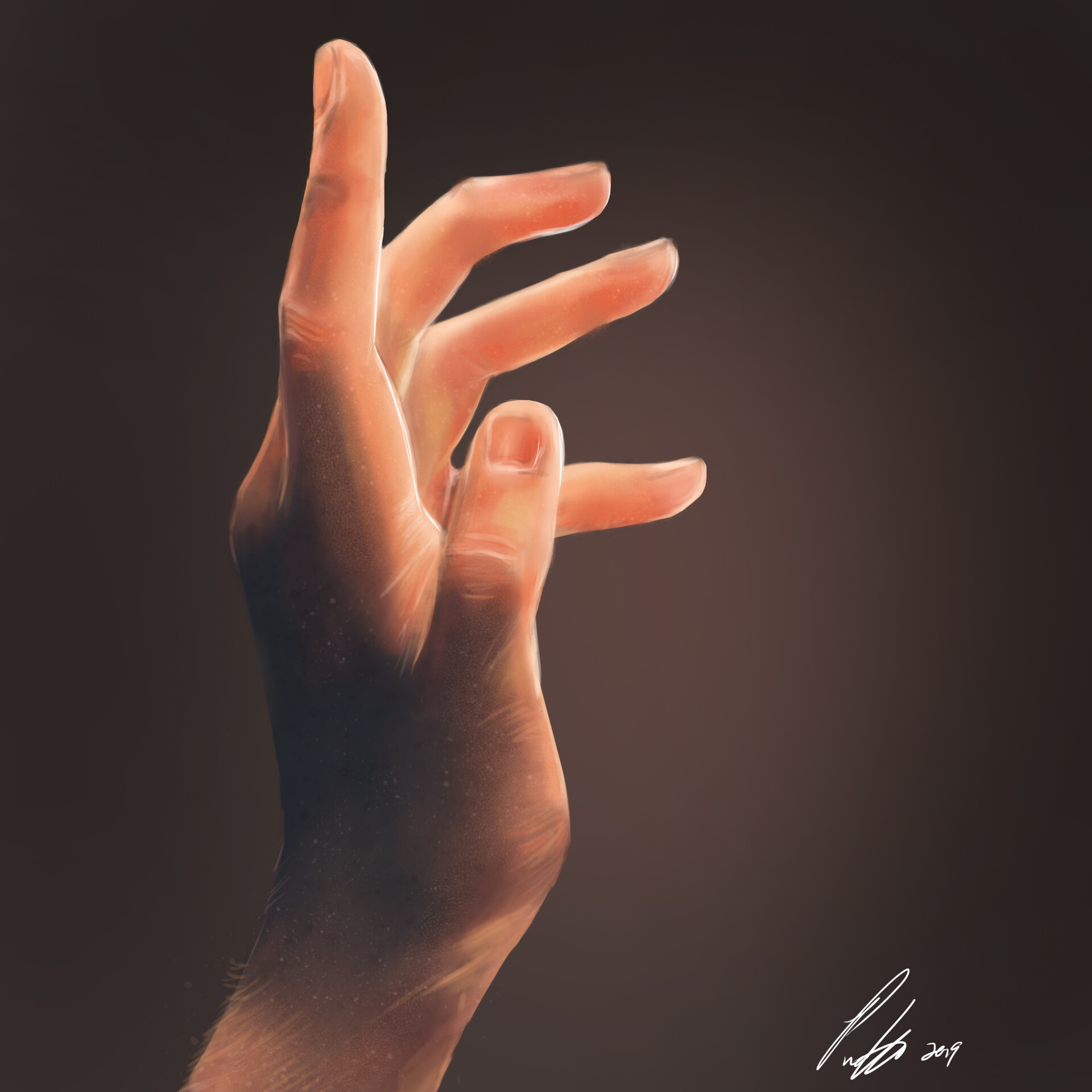 ArtStation - Hand Study 1