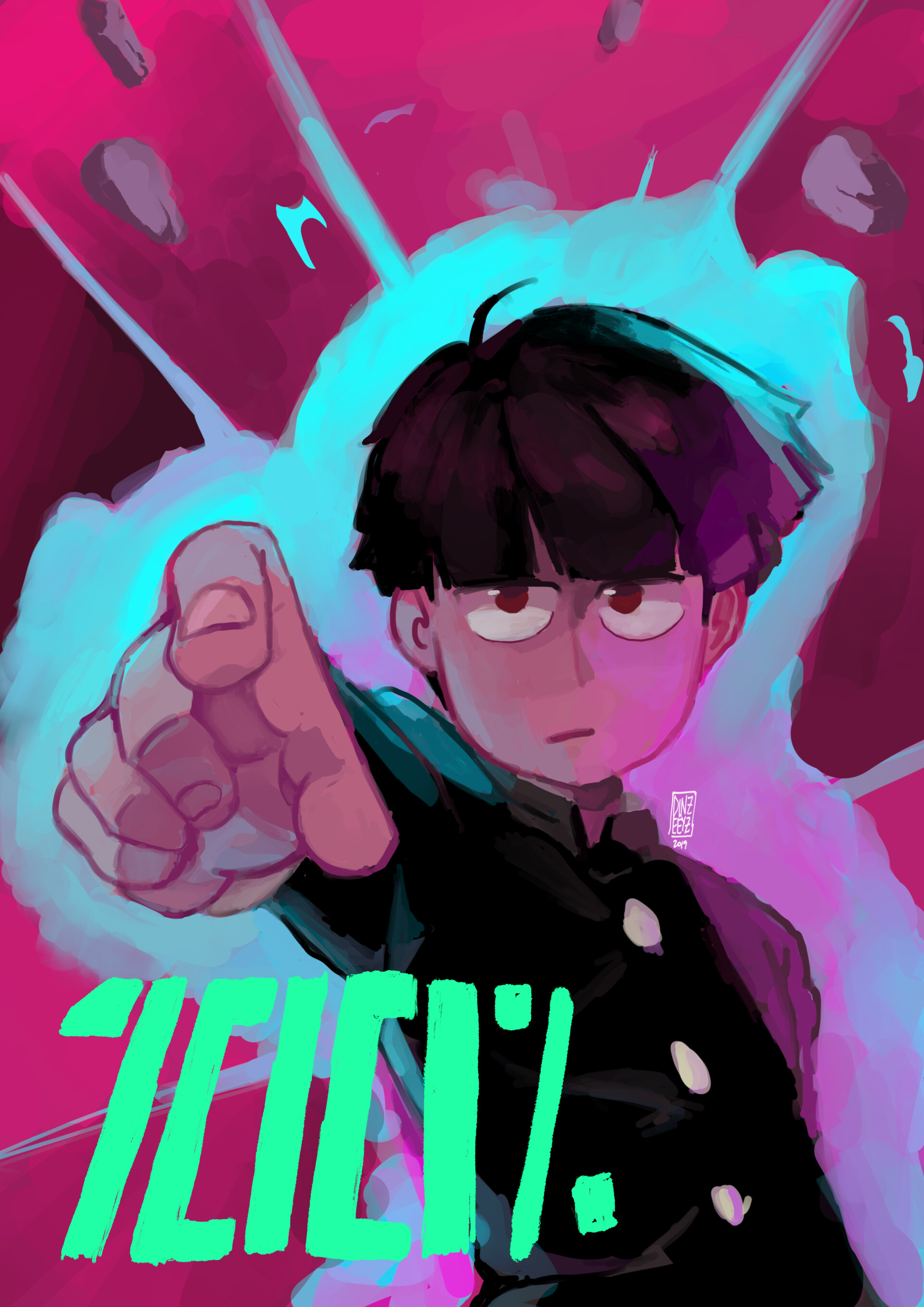 ArtStation - Mob Psycho 100 Illustration 2