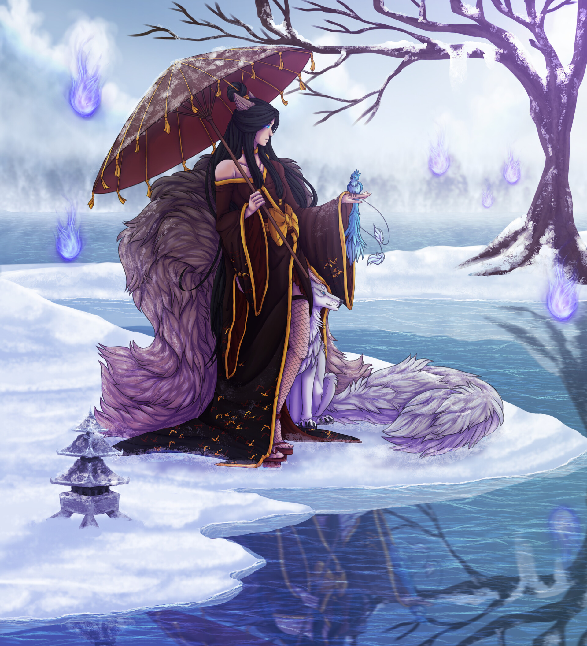 ArtStation - Fox Goddess