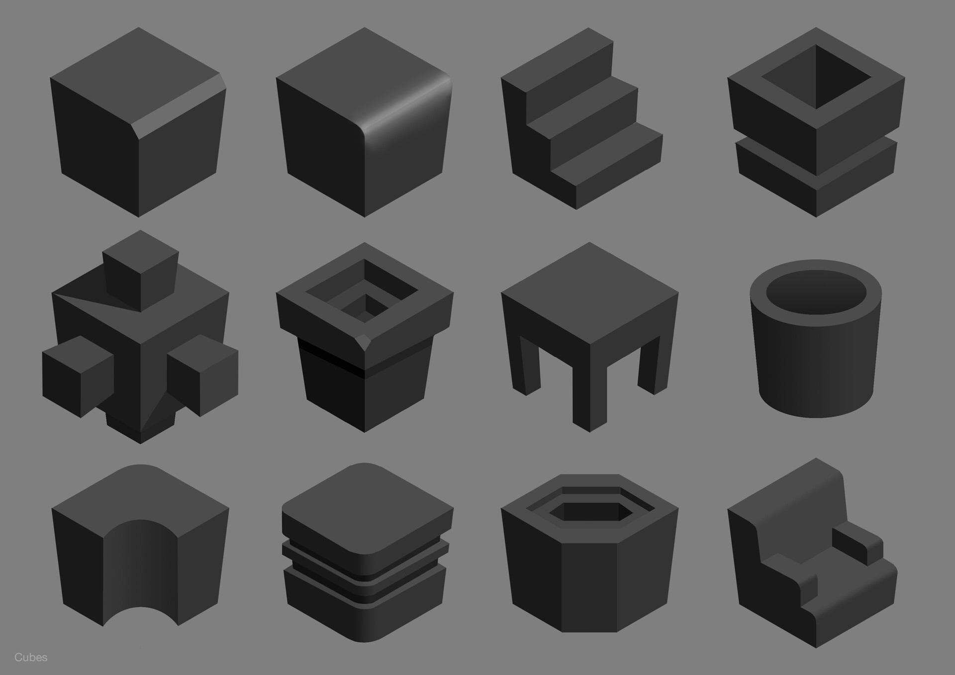 ArtStation - Cubes & Spheres