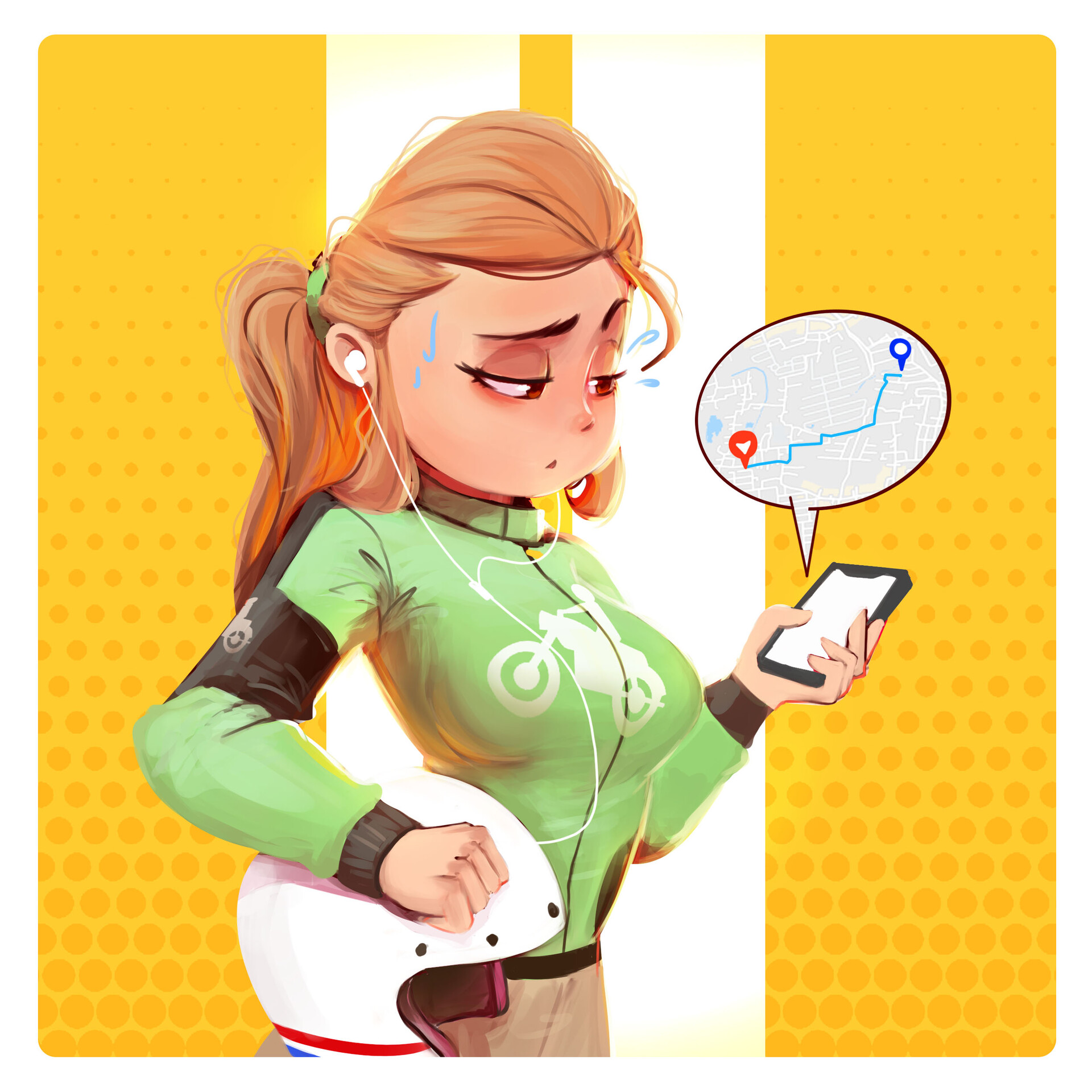 ArtStation - Gojek Driver