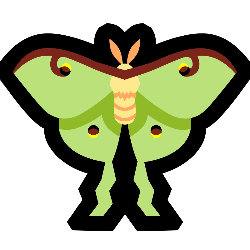 ArtStation - Luna Moth Emoji