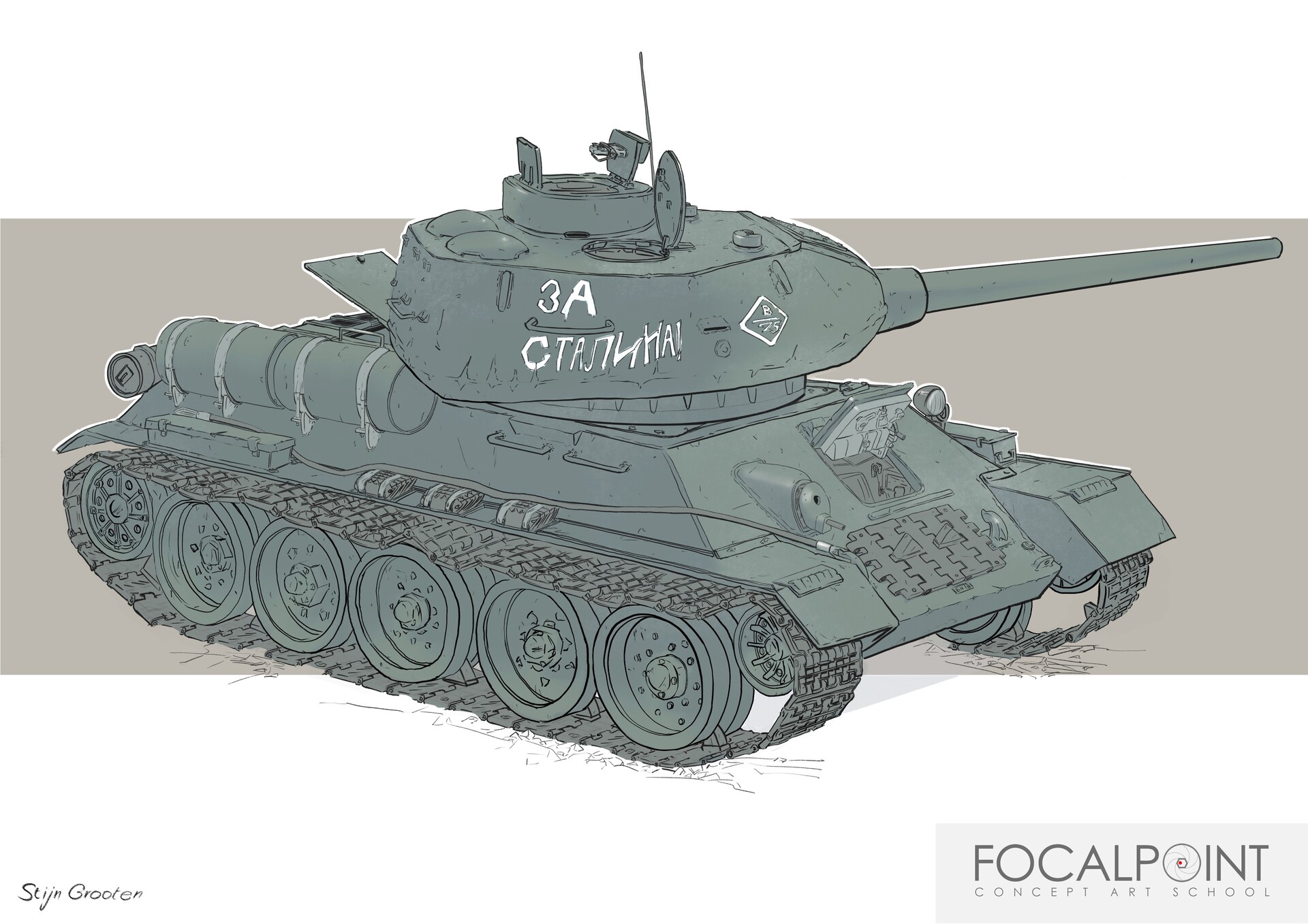ArtStation - T34-85