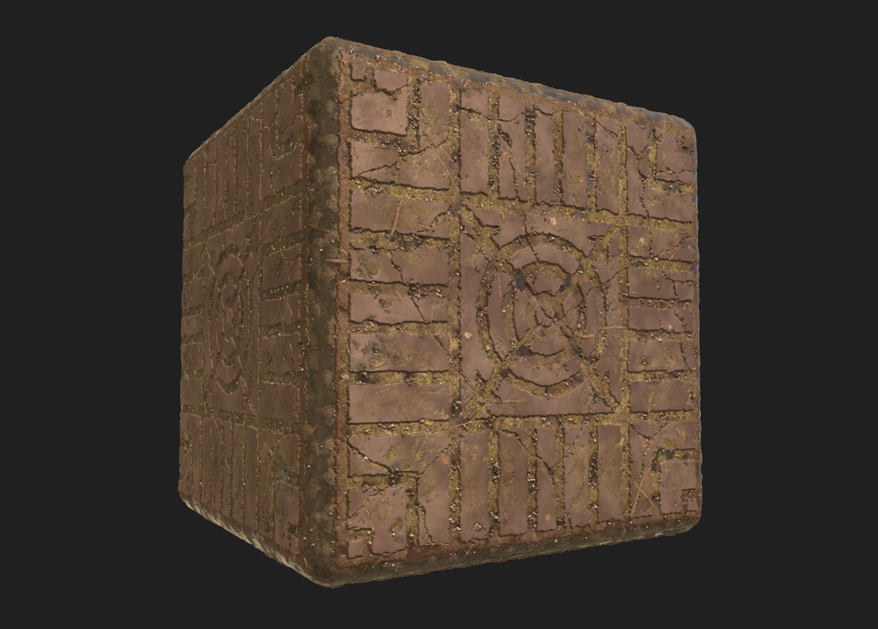 ArtStation - Pavement Pattern in forest