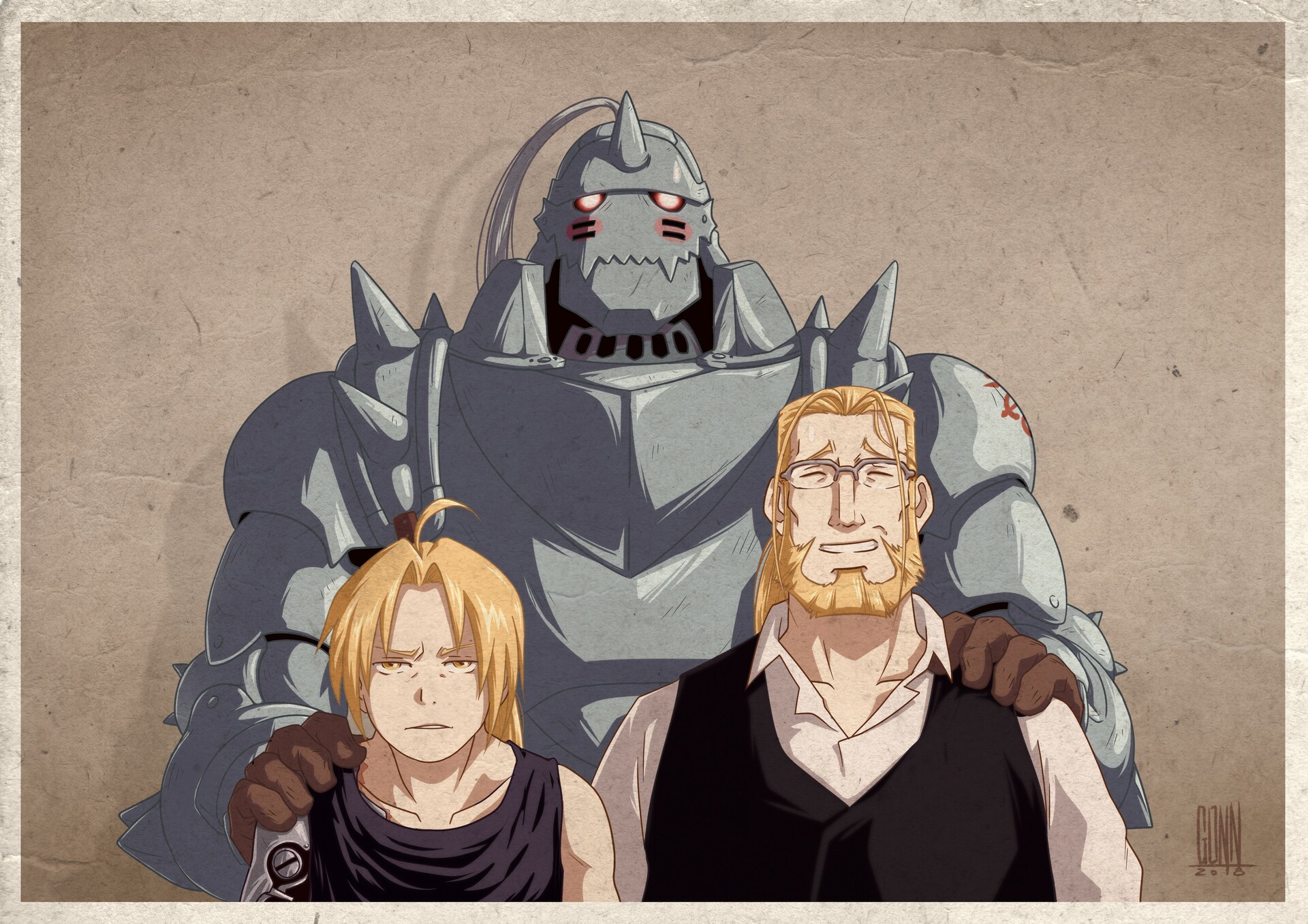 ArtStation - Elric Family Photo (FMA)