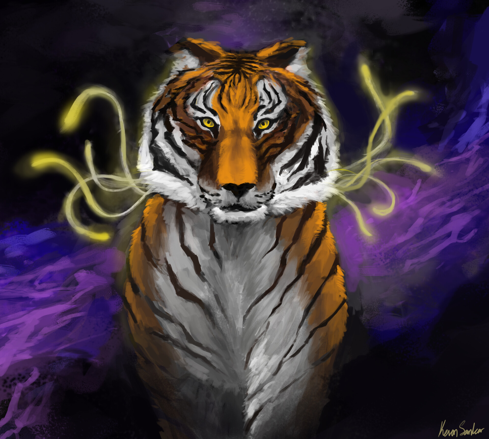 ArtStation - Spirit of a Tiger