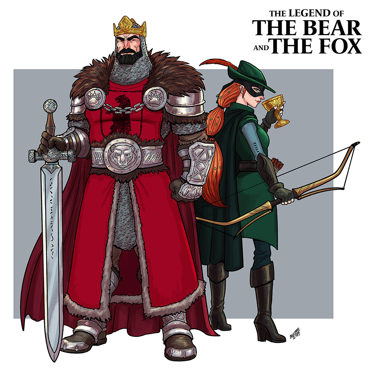 ArtStation - The Legend of The Bear and The Fox