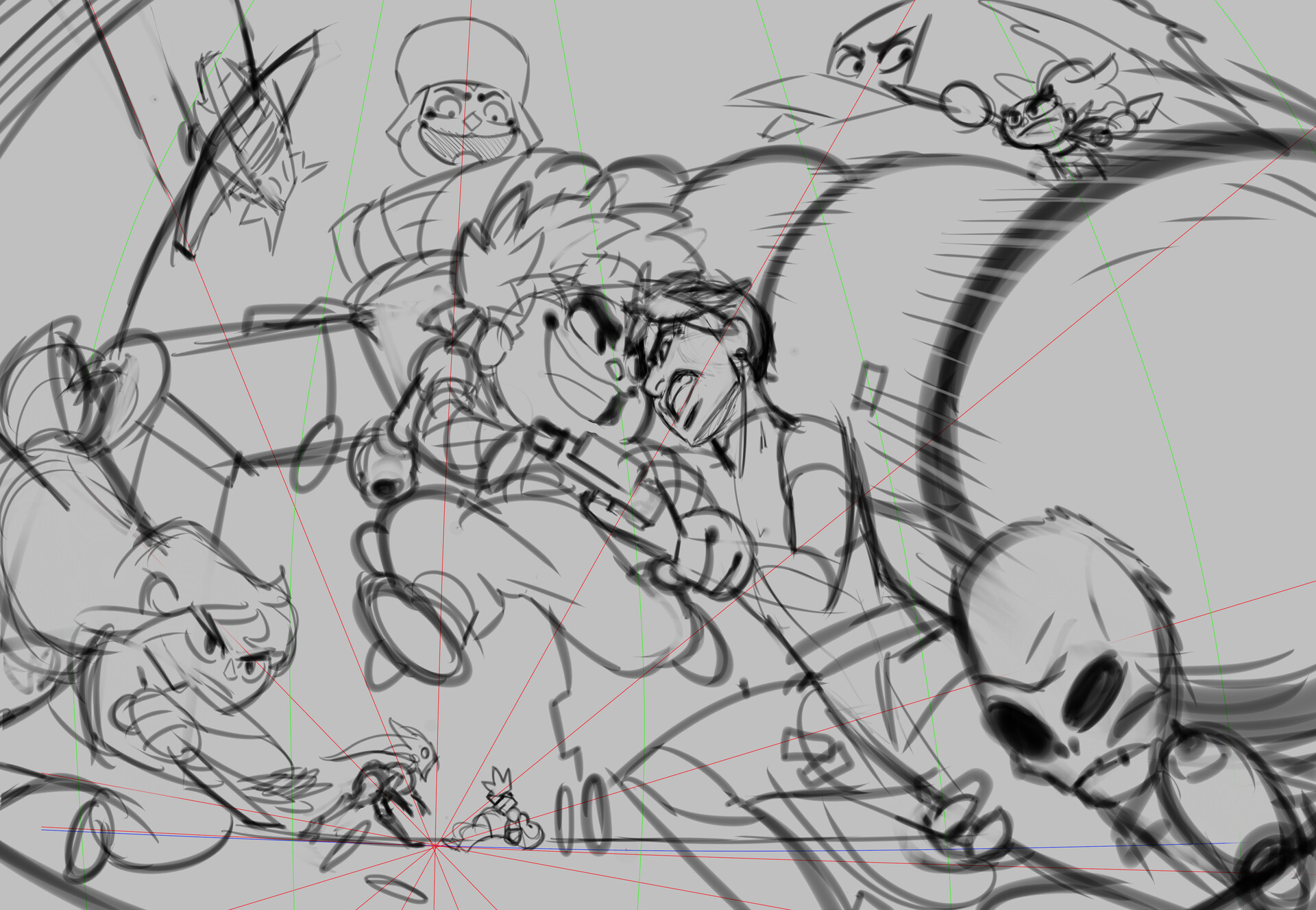 how to draw mystical ninja characters