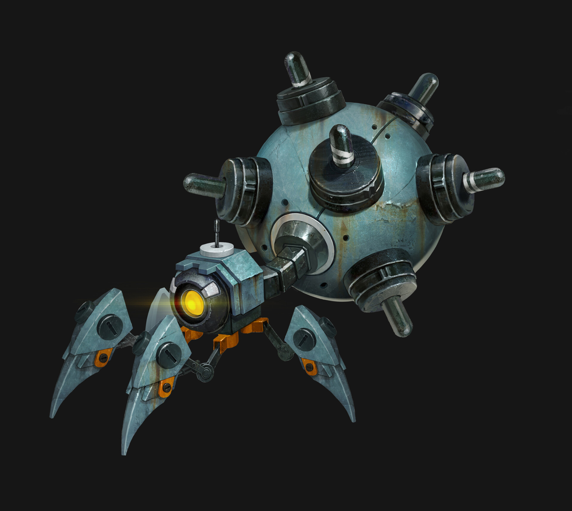 ArtStation - spider robot concept