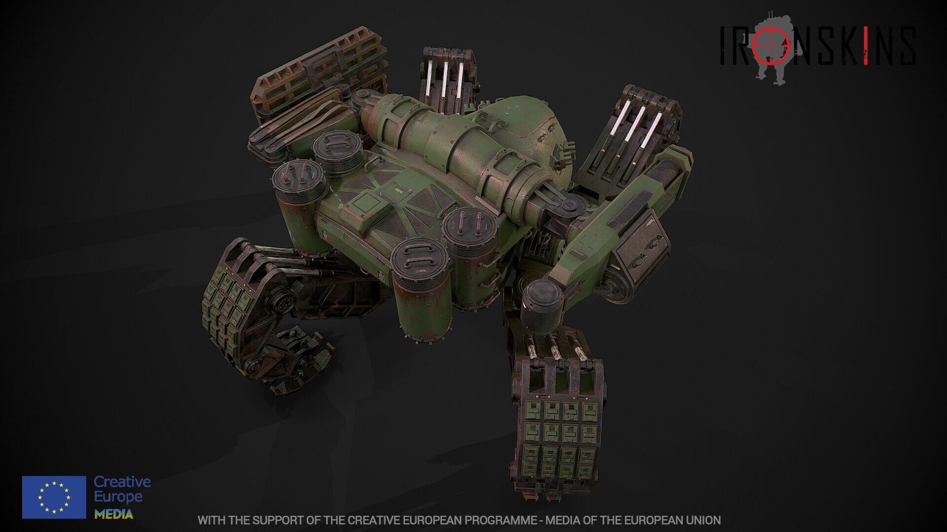 ArtStation - Rebel Mech Forces - Heavy quadruped