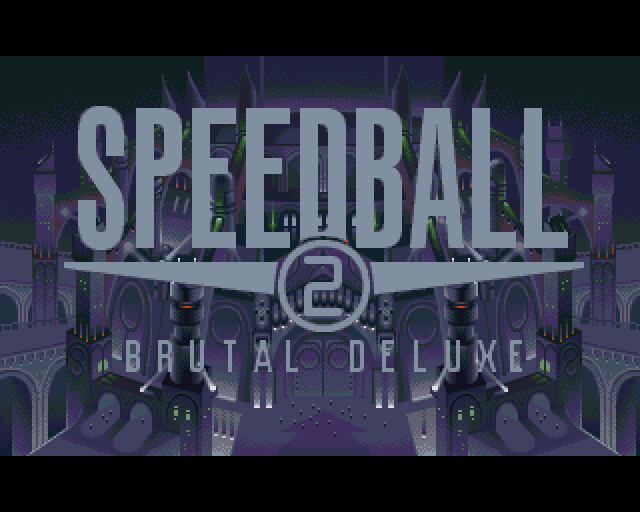 ArtStation - Speedball 2 Title Screen