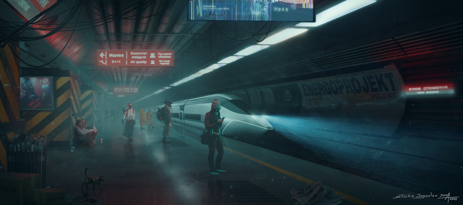 ArtStation - Underground metro station