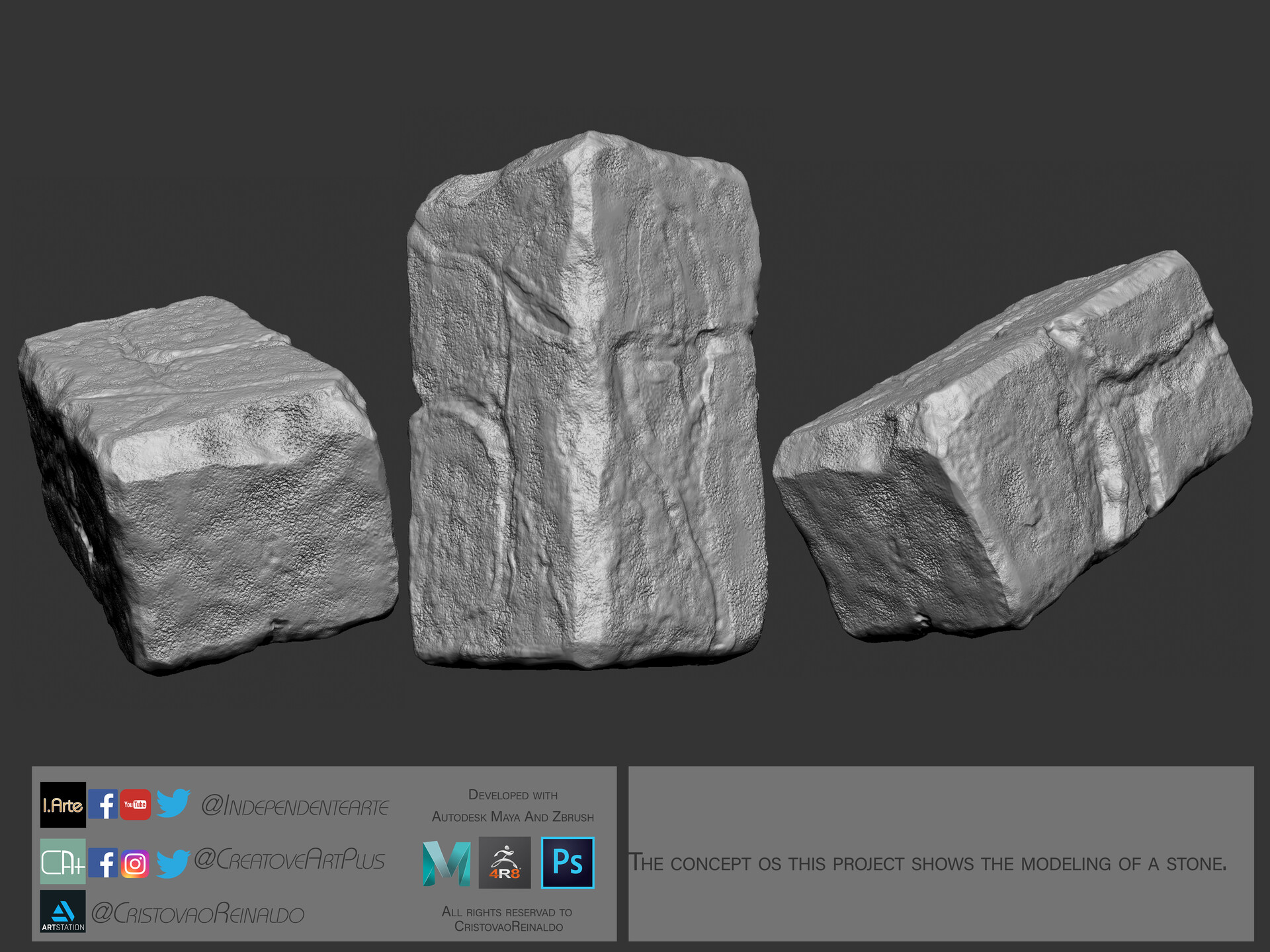 ArtStation - Stone Modeling