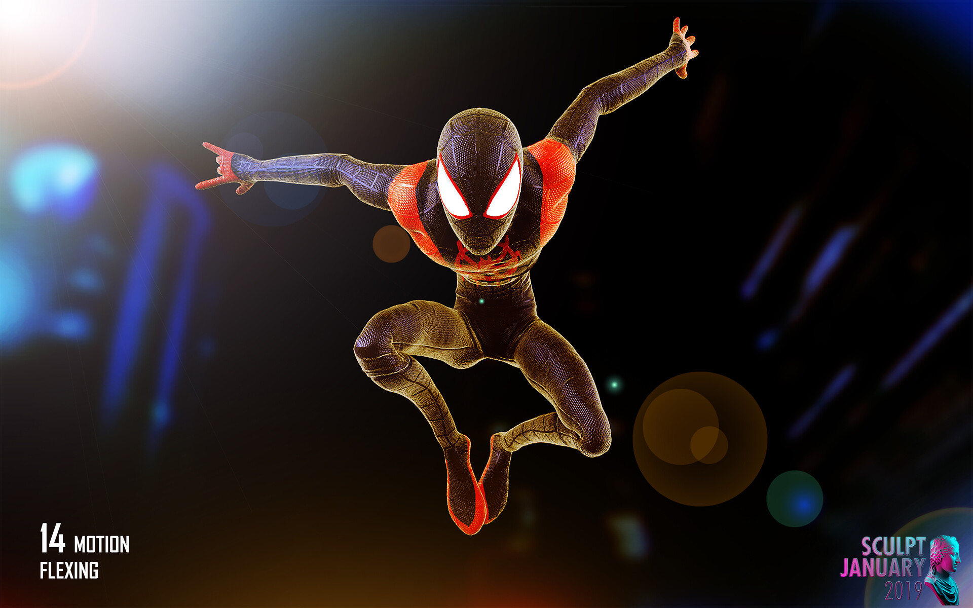 ArtStation - spiderverse miles morales