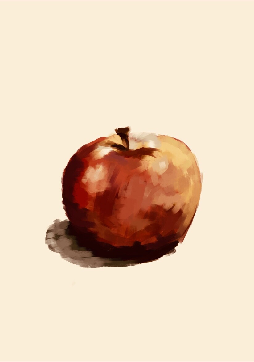 ArtStation - apple sketch