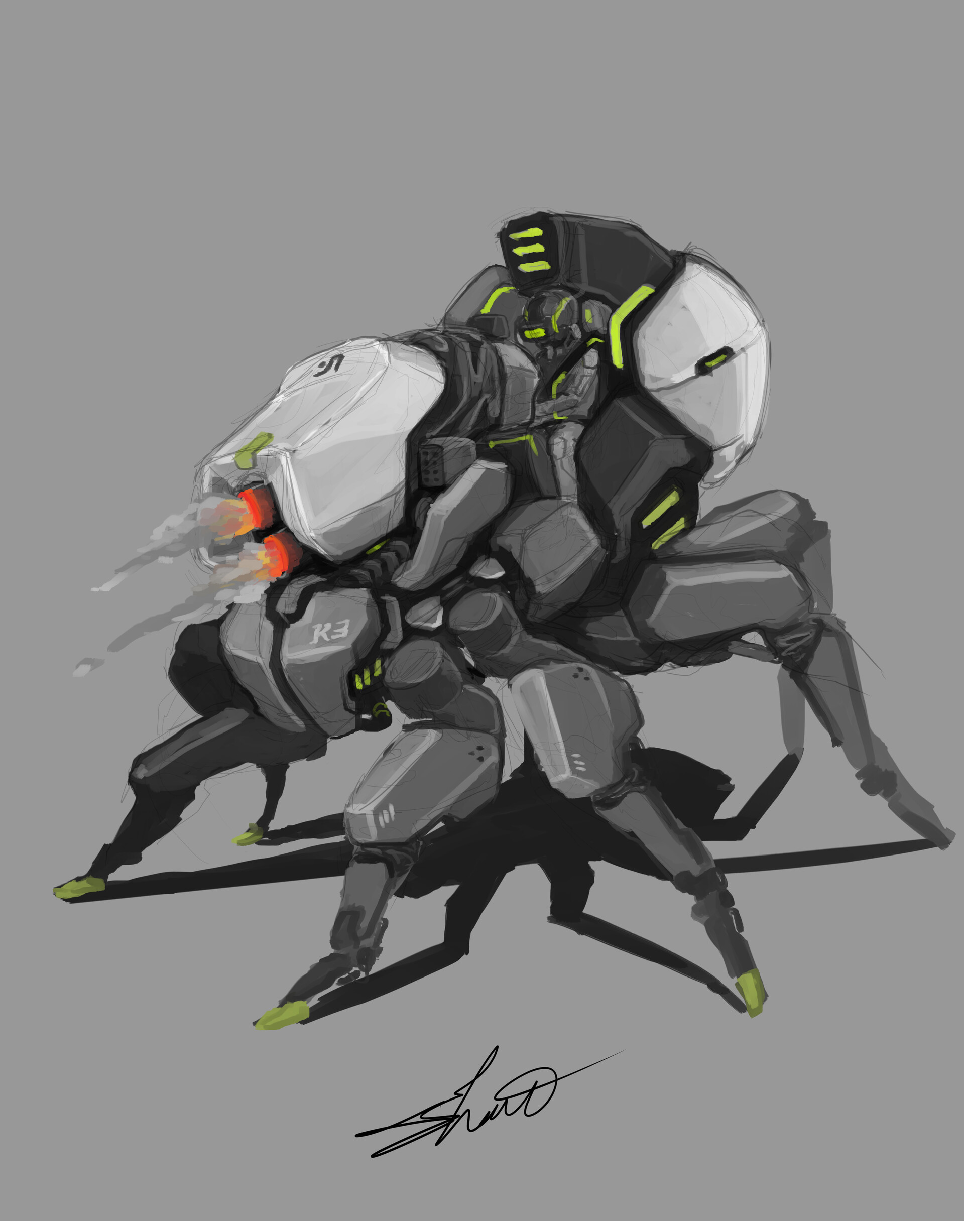 ArtStation - Spider Gunner