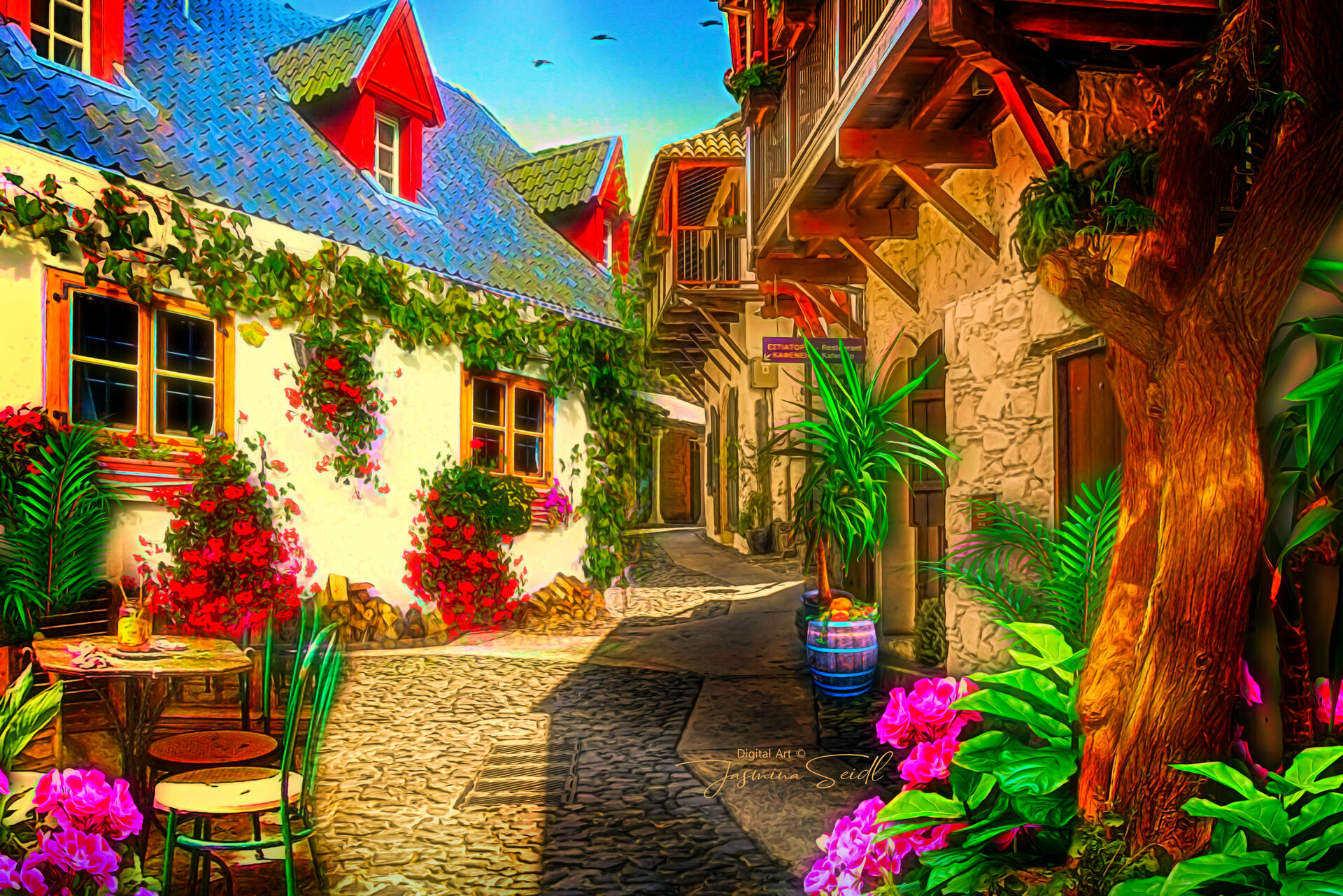 ArtStation - Colorful Alley