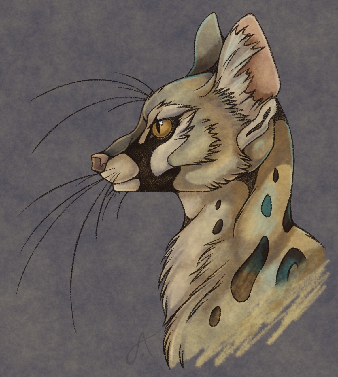 ArtStation - Genet sketch