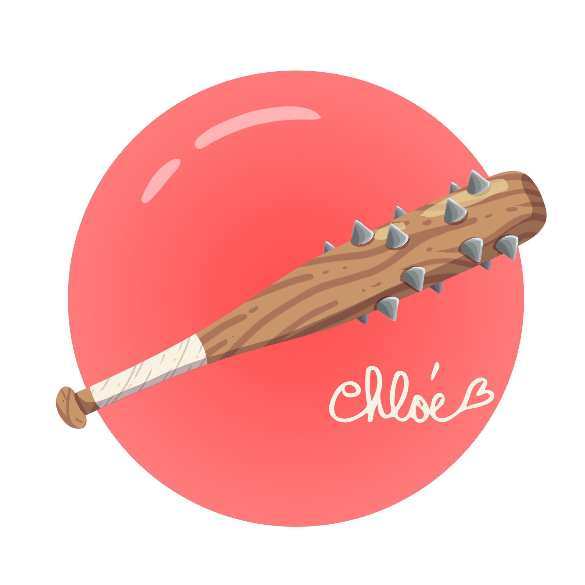 ArtStation - Spiked bat prop